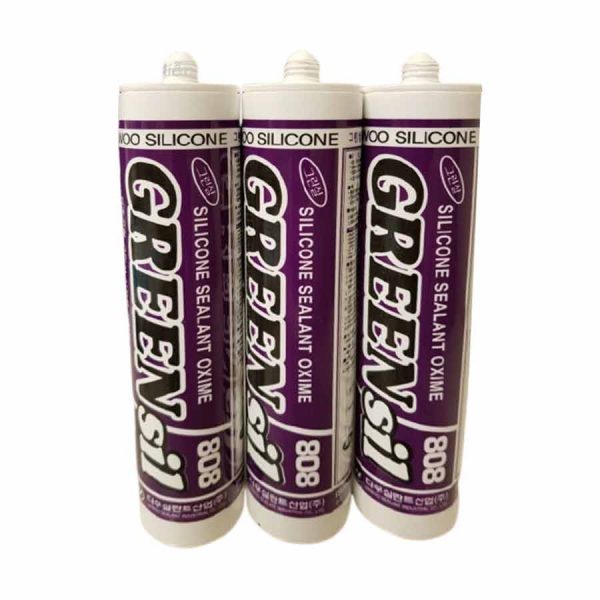 Keo Silicone chuyên dán nhôm kính Greensil 808 - Trần Gia M&E