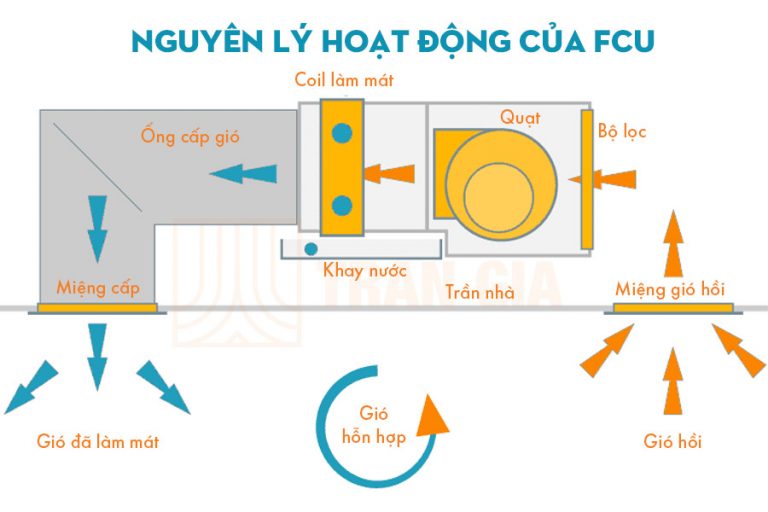 FCU là gì? Phân biệt FCU và AHU - Trần Gia M&E
